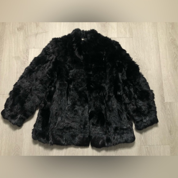 Jackets & Coats | Vintage Real Rabbit Fur Coat | Poshmark